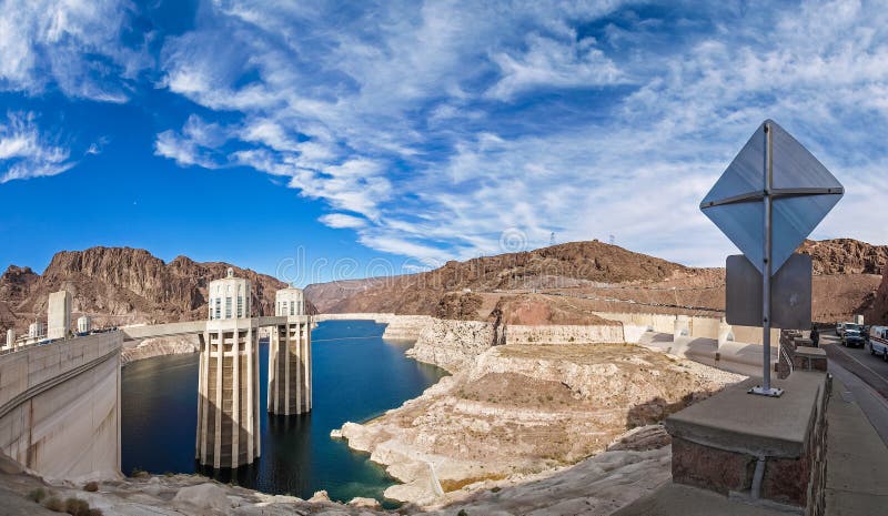 View of the Hoover Dam in Nevada Editorial Stock Image - Image of ...