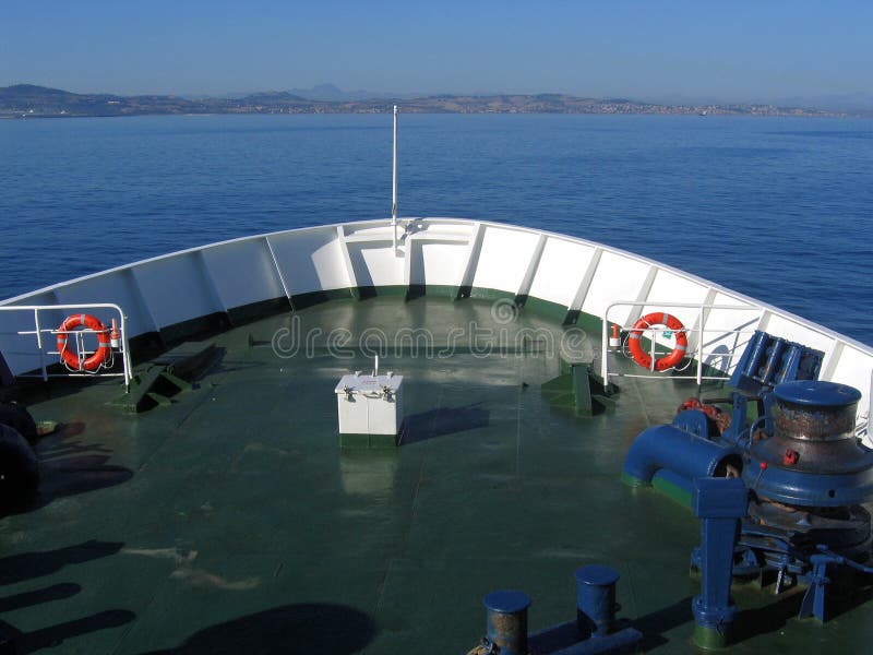 View at the horizon stock image. Image of views, ship - 1305481