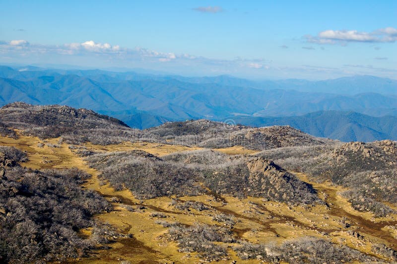 View from the Horn - Mt Buffalo Stock Photo - Image of granite, view ...