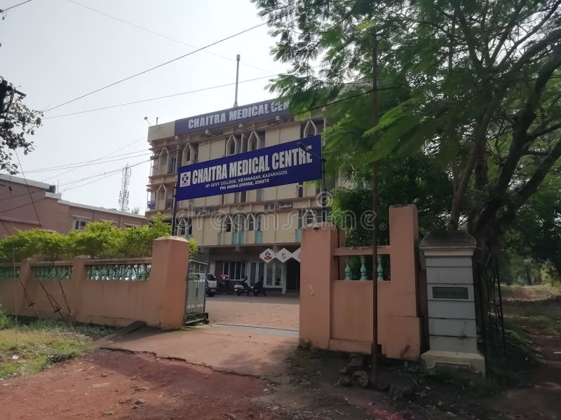 View of a Hospital Near the Trees Editorial Stock Photo - Image of ...