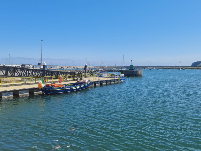 View of Howth Harbour and Marina. Dublin, Ireland Stock Image - Image ...