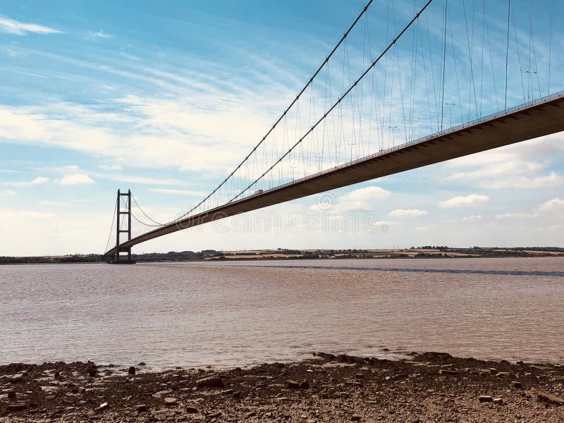 Humber Bridge, Hull stock image. Image of wave, hull - 232927277