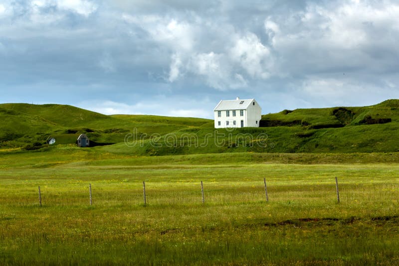 View at Icelandic Plains during Summertime Stock Photo - Image of ...
