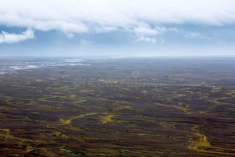 View at Icelandic Plains during Summertime Stock Image - Image of ...