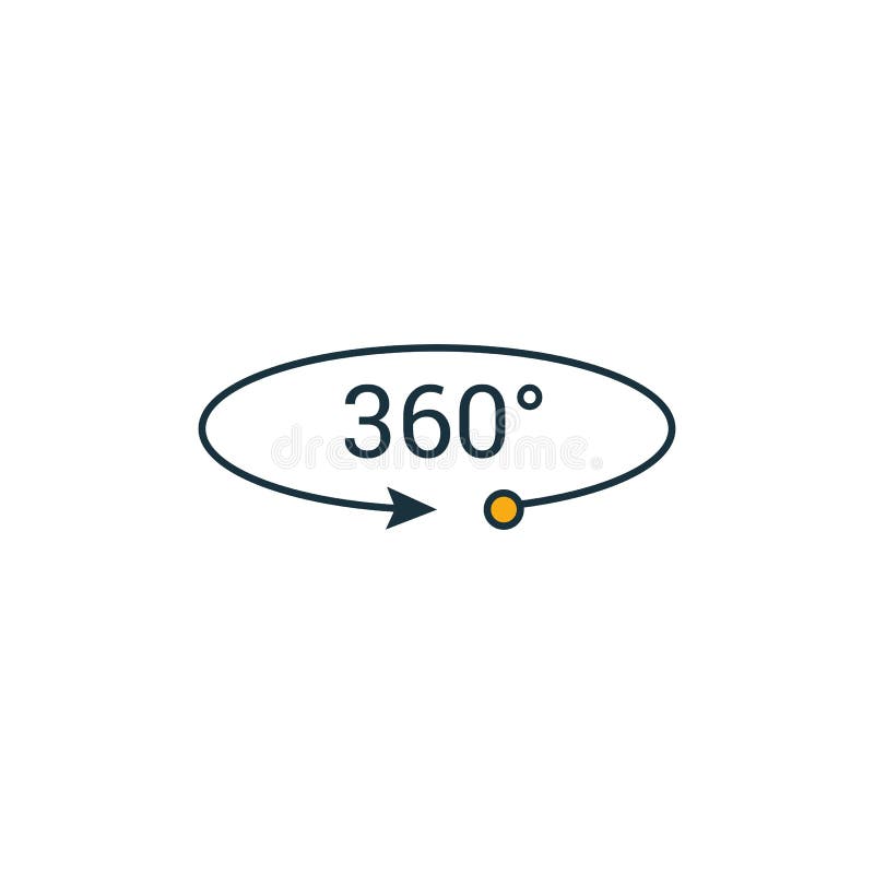 360 View Icon. Outline Filled Creative Elemet from Visual Device Icons ...