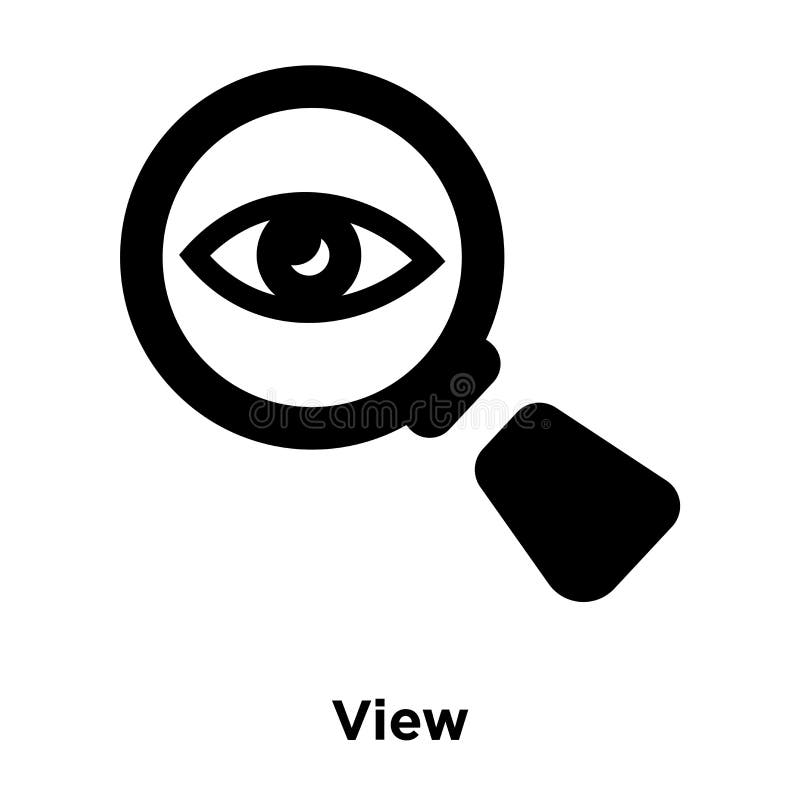 View Icon Vector Isolated on White Background, Logo Concept of V Stock ...