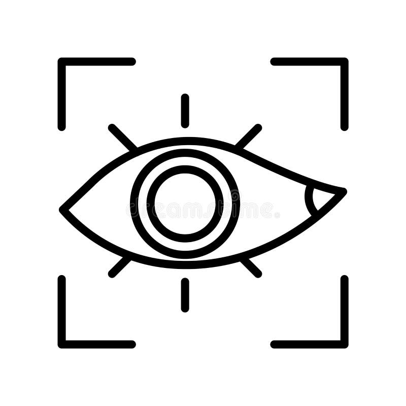 View Icon Vector Isolated on White Background, View Sign Stock Vector ...