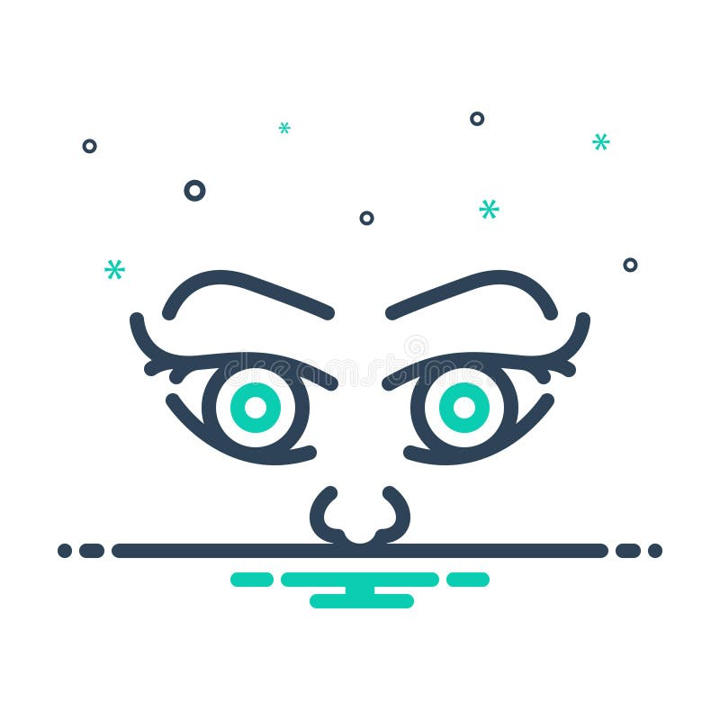 Mix Icon for View, Visual and Watch Stock Vector - Illustration of ...