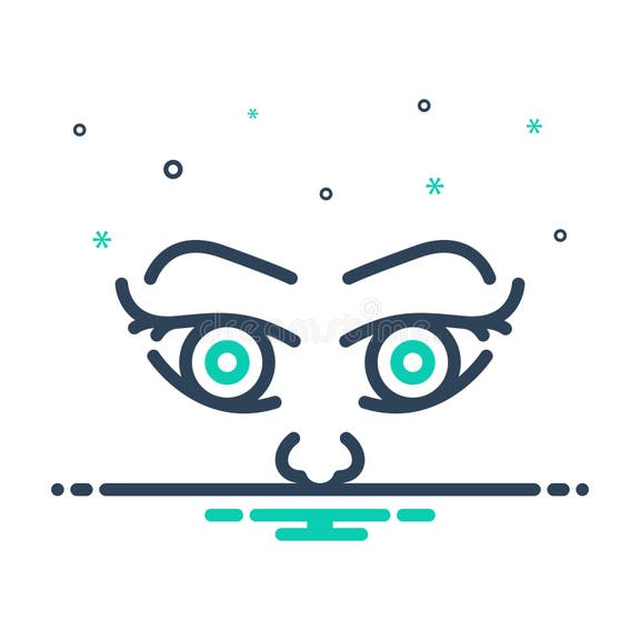 Mix Icon for View, Visual and Watch Stock Vector - Illustration of ...