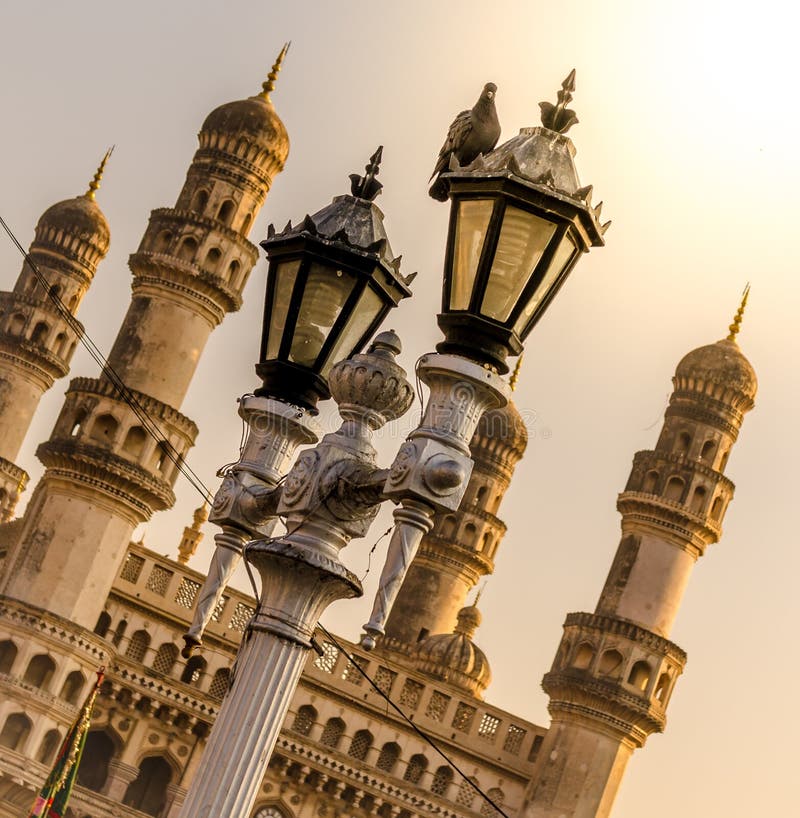 View of the Iconic Charminar Building Stock Photo - Image of india ...