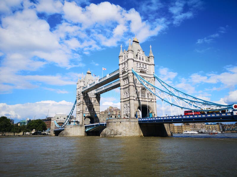 Landmarks of London - Tower Bridge Editorial Stock Image - Image of ...