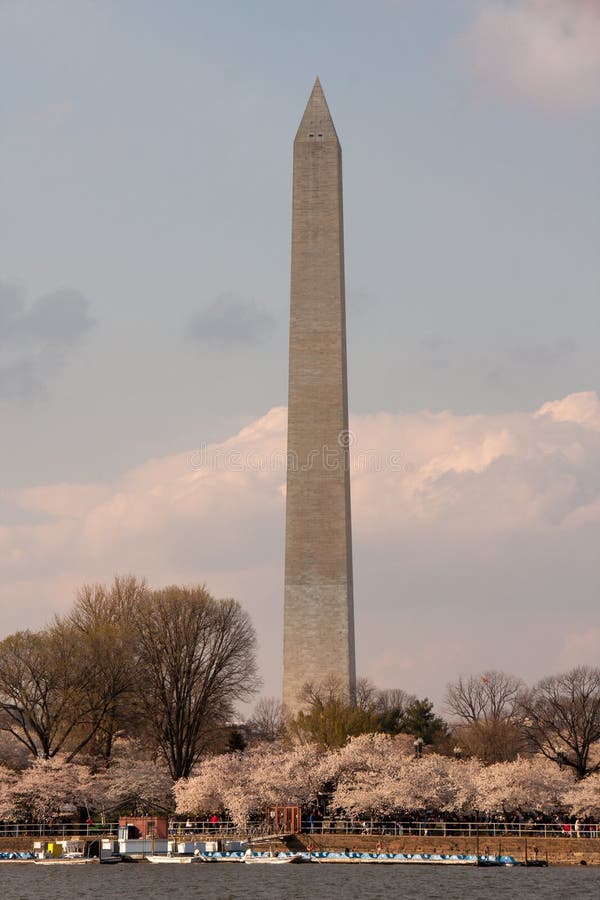 View of the Iconic Washington Monument in DC Stock Image - Image of ...