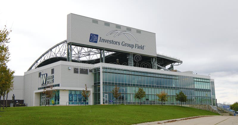 View of IG Field in Winnipeg, Canada Editorial Image - Image of ...