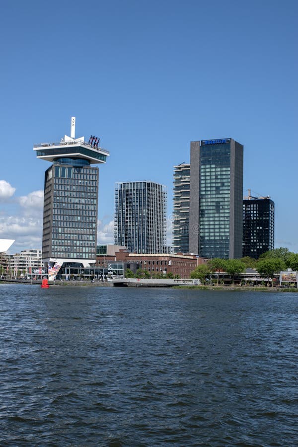 View on the IJ at Amsterdam the Netherlands 5-5-2025 Editorial Stock ...