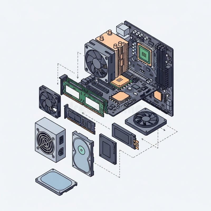 Various Other Computer Parts Stock Illustrations – 142 Various Other ...