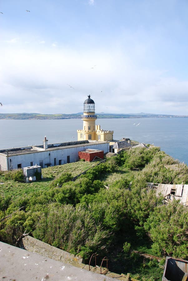 View of Inchkeith Lighthouse Stock Photo - Image of beacon, fife: 25013364