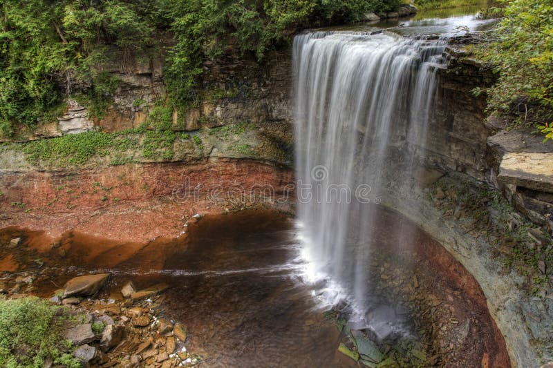 View of Indian Falls in Ontario, Canada Stock Photo - Image of tourism ...