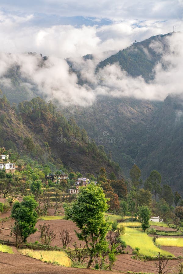 The View of Indian Remote Village Stock Photo - Image of house, alpine ...