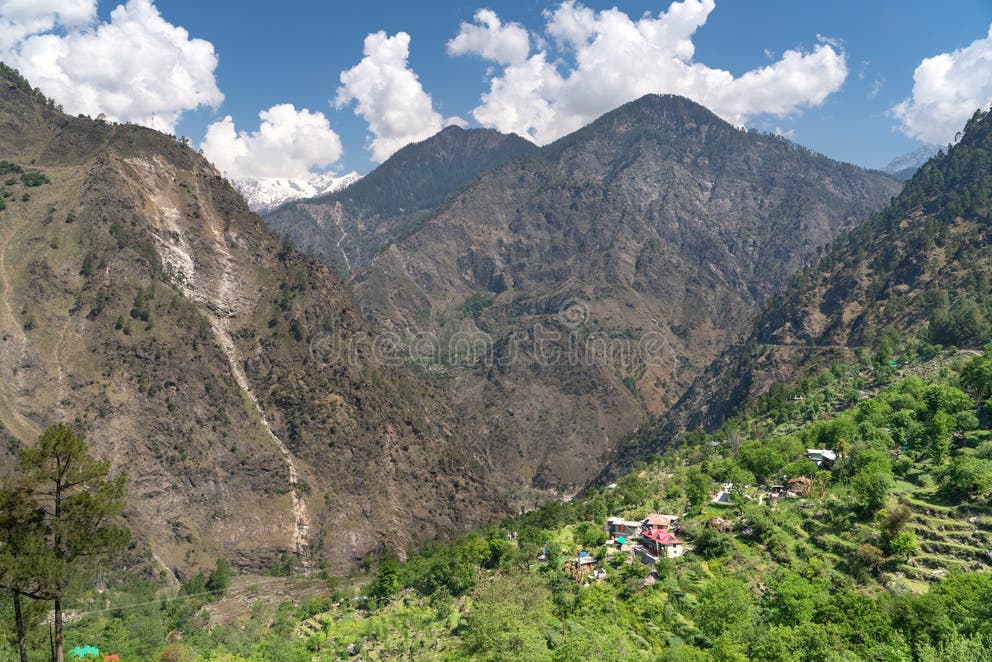The View of Indian Remote Village Stock Image - Image of beautiful ...