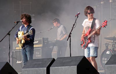 The View Indie / Rock Band on Stage Editorial Stock Image - Image of ...