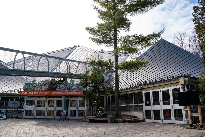 View of the Indo Malaya Pavilion at the Toronto Zoo. Editorial Photo ...