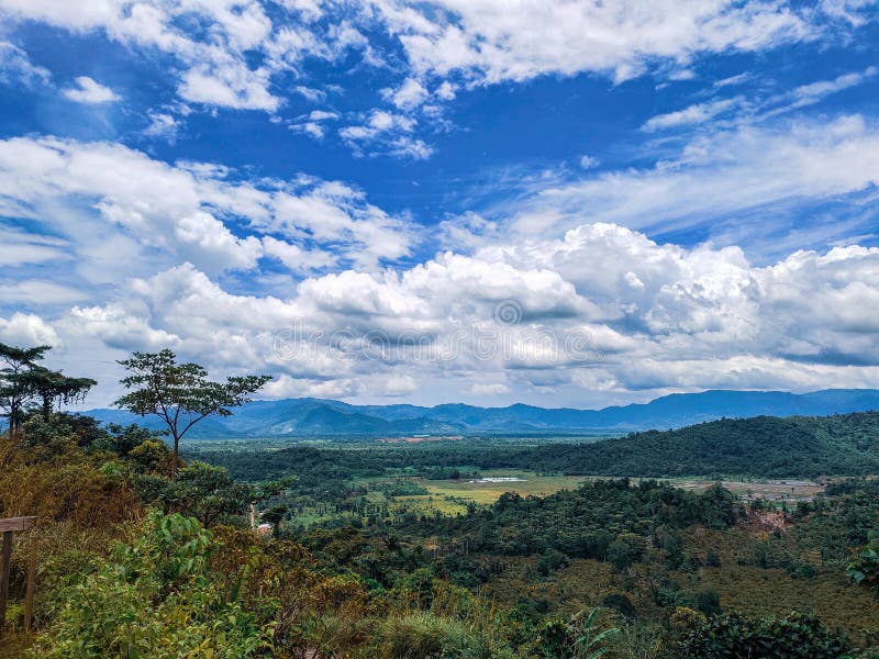View of the Indonesian Sky. Toli-Toli, Central Sulawesi Stock Photo ...