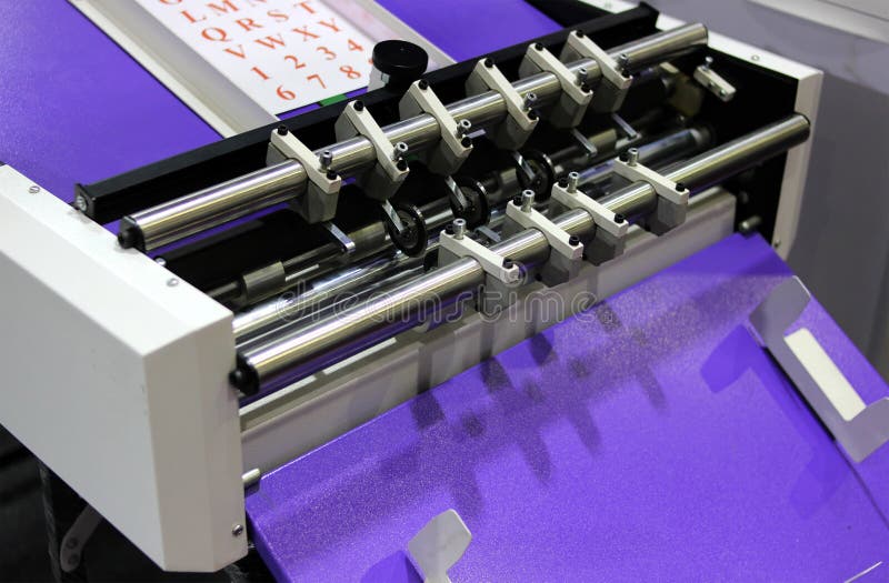 View of Industrial Packaging Printer Stock Image - Image of industrial ...