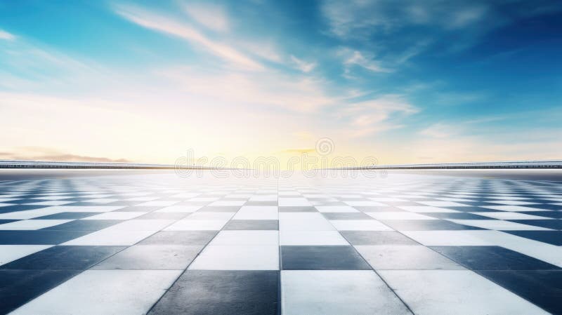 View of the Infinity Empty Asphalt International Race Track, Digital ...