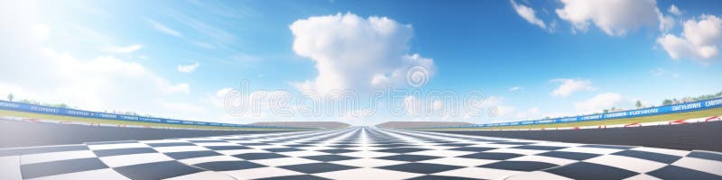 View of the Infinity Empty Asphalt International Race Track, Digital ...