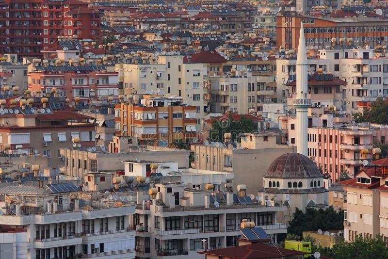 View from the Inner Castle, Alanya, Turkey. Summer. Editorial ...