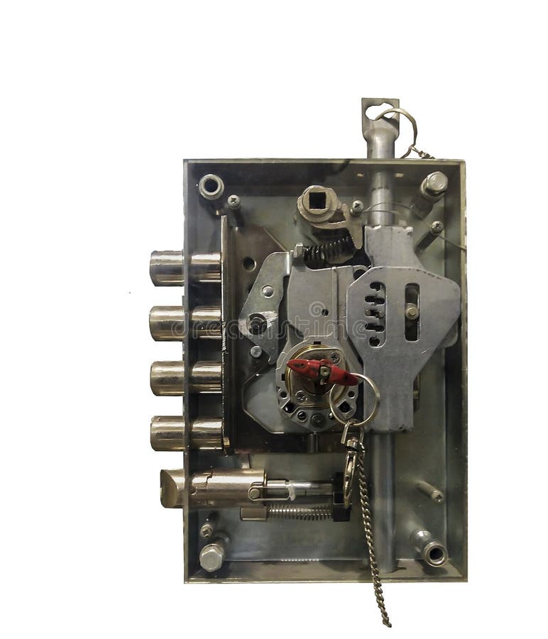 View of the Inner Workings of the Lock of the Front Door of the Stock ...
