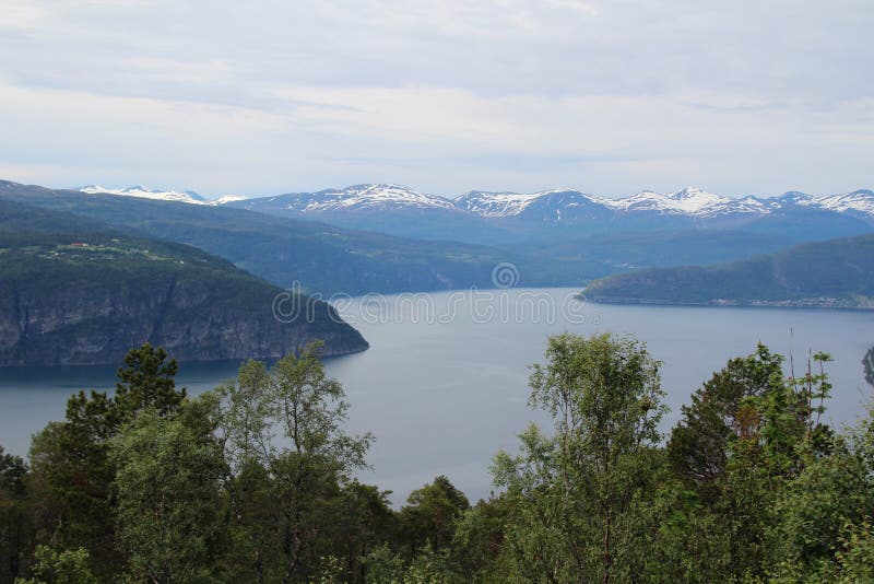 View of Innvik Fjord, Norway Stock Photo - Image of fjord, countryside ...