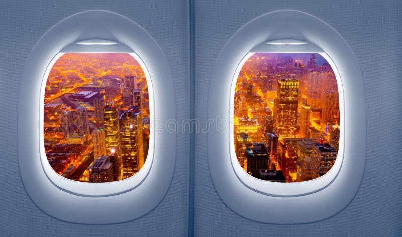 View from Inside an Airplane Windows, Concept Travels and ...