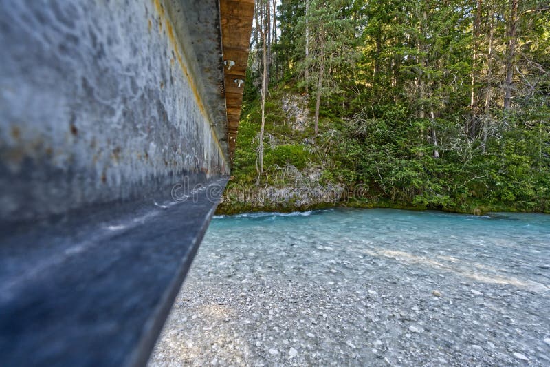 View Inside Boat Looking Down River Forest Stock Photos - Free ...