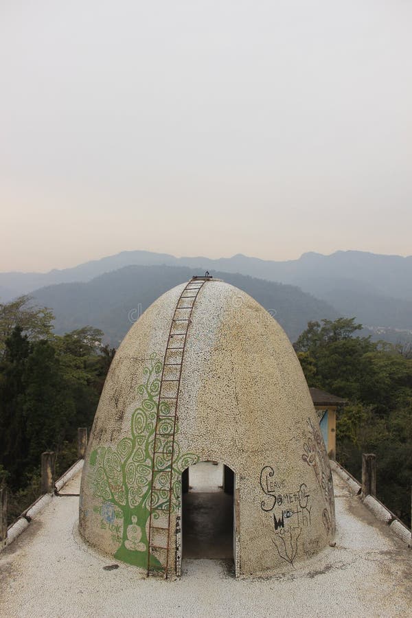 Beatles Ashram in Rishikesh India, Uttarakhand Stock Photo - Image of ...