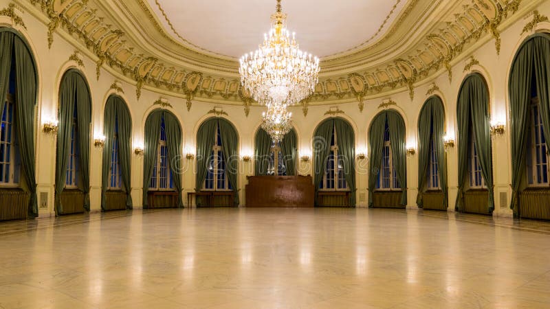 View from Inside a Castle with the Festive Hall Editorial Photo - Image ...