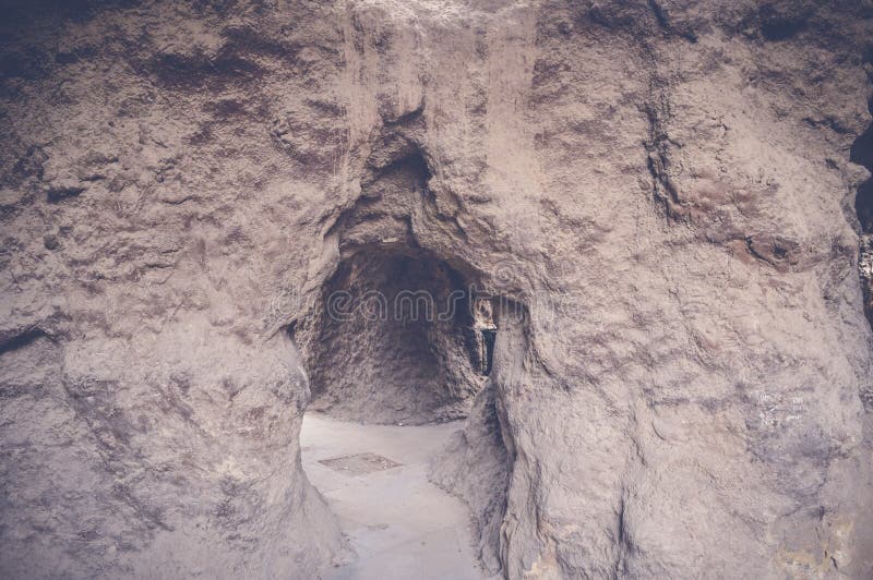 View inside cave stock photo. Image of environment, large - 90381716