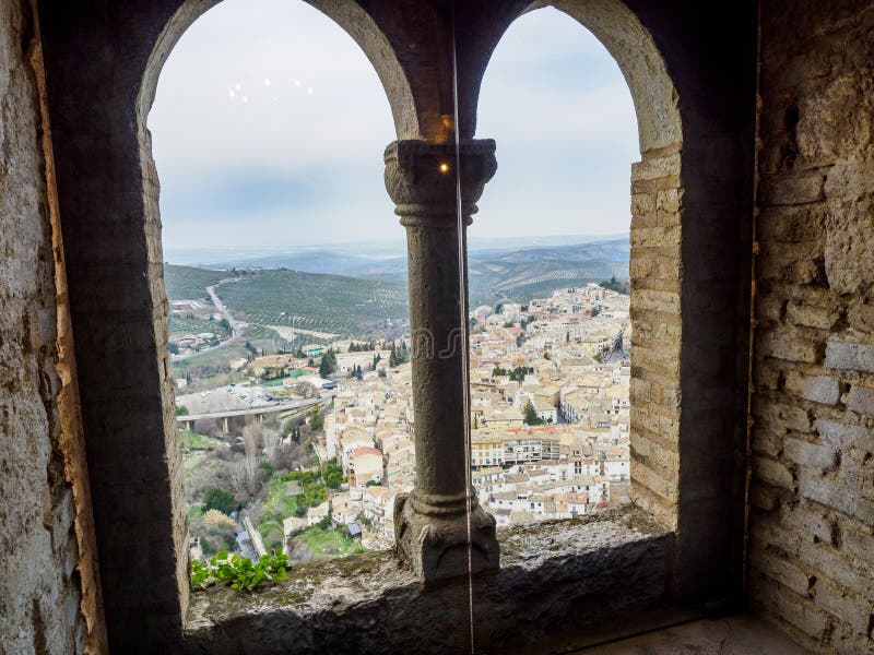 View from Inside Cazorla Yedra Castle, Spain Stock Image - Image of ...