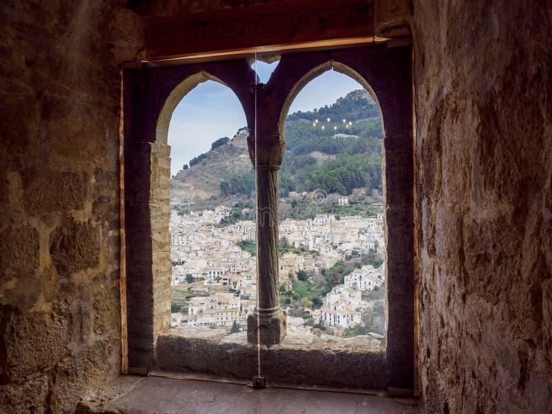 View from Inside Cazorla Yedra Castle, Spain Stock Photo - Image of ...
