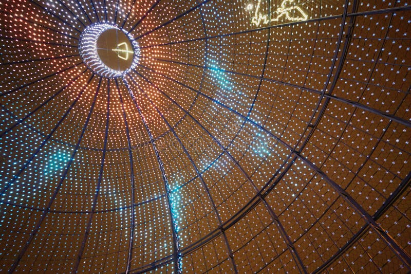 View from Inside on Construction of Big Fishnet Stock Image - Image of ...