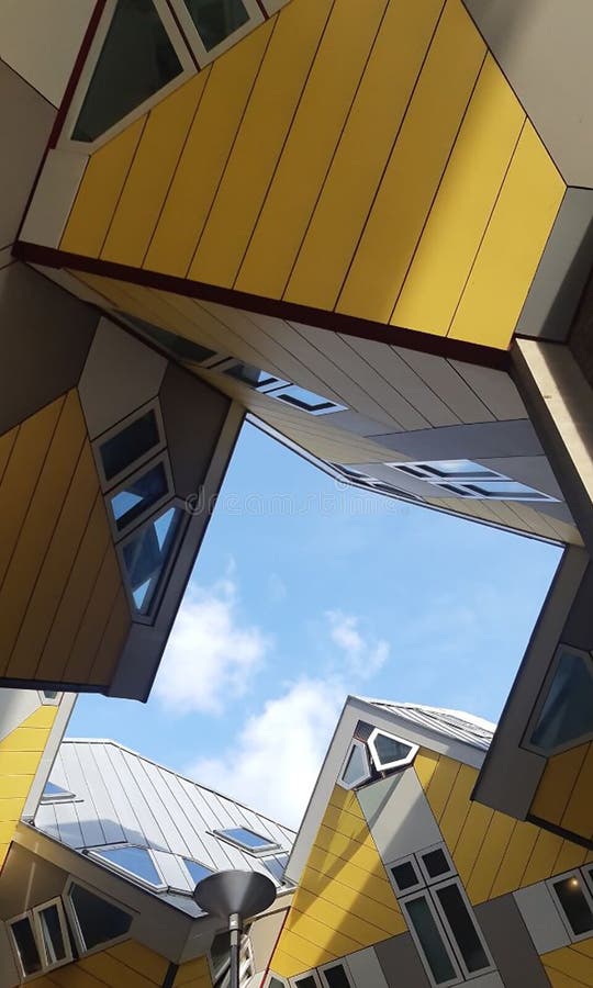 View from Inside the Cube House in Rotterdam, Beautiful Composition and ...