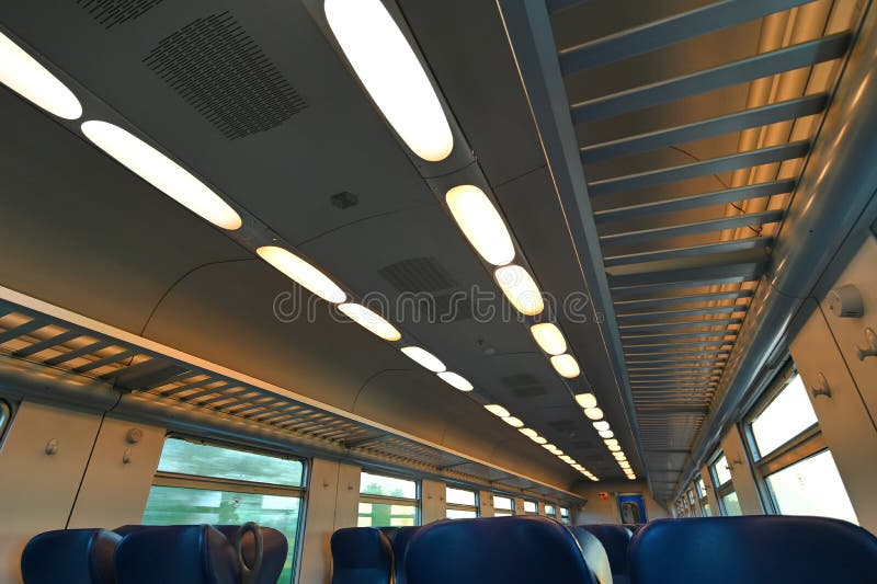 View from Inside of Deserted Moving Train Stock Photo - Image of ...