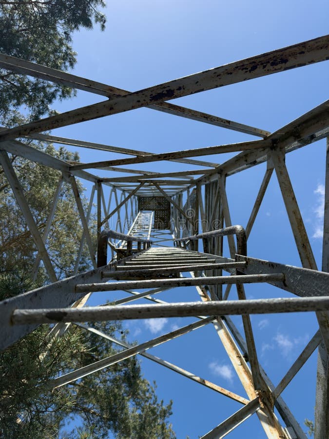View from Inside a Military Observation Tower Stock Image - Image of ...