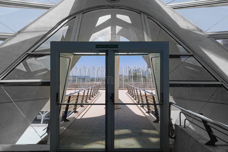 View from Inside the Modern Architecture of Arts and Sciences Building ...