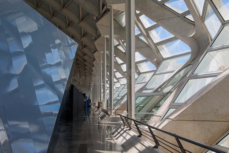 View from Inside the Modern Architecture of Arts and Sciences Building ...