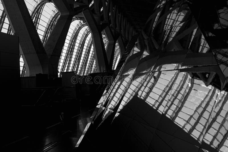 View from Inside the Modern Architecture of Arts and Sciences Building ...