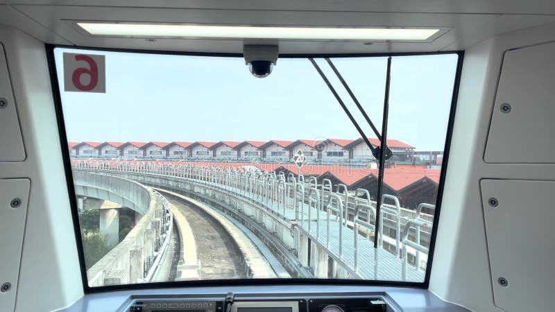 Modern Train Cockpit at Station Stock Footage - Video of control ...