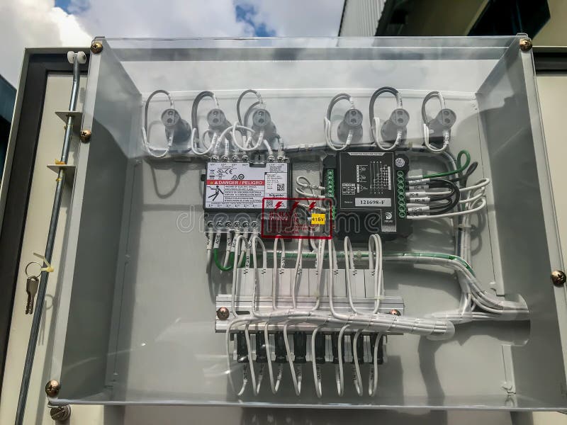 The View Inside of the MSB Panel Cabinet. it is an Intermediate ...