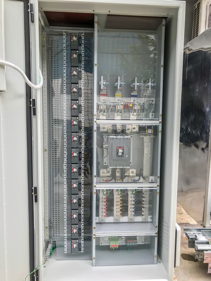 The View Inside of the MSB Panel Cabinet. it is an Intermediate ...