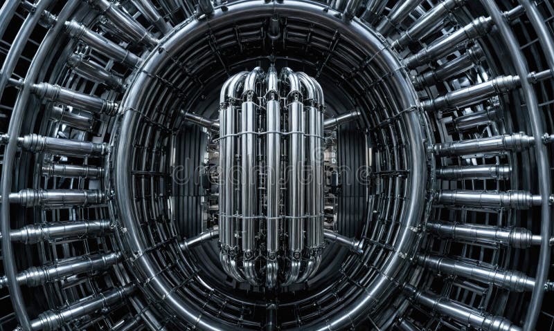 A View of the Inside of a Nuclear Reactor, Featuring a Complex Network ...